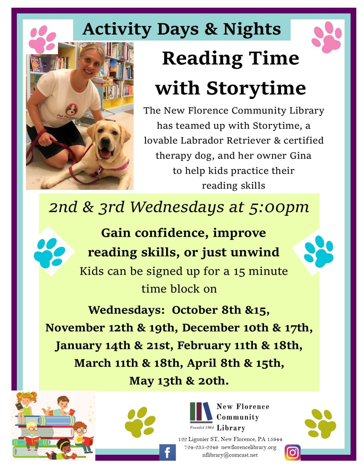 Reading Time with Storytime – Library